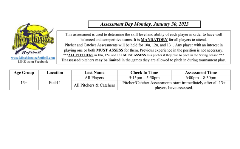 Miss Manatee Softball > Home